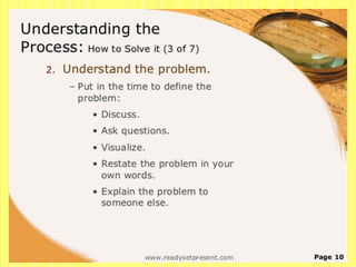 8. problem solving method | PDF