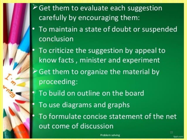8. problem solving method | PPT