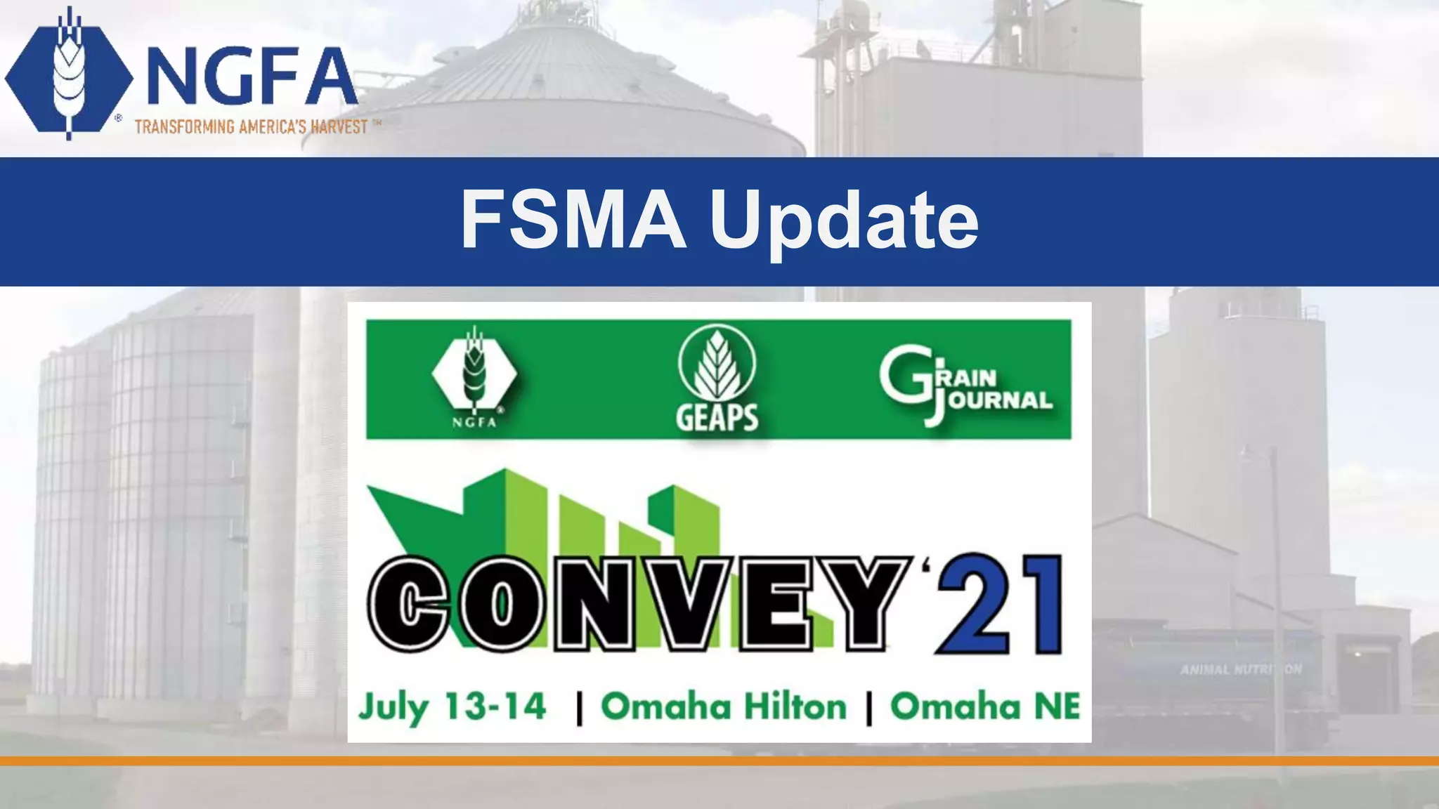8. Feed/FSMA/FDA Update | PPT