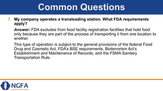 8. Feed/FSMA/FDA Update | PPT