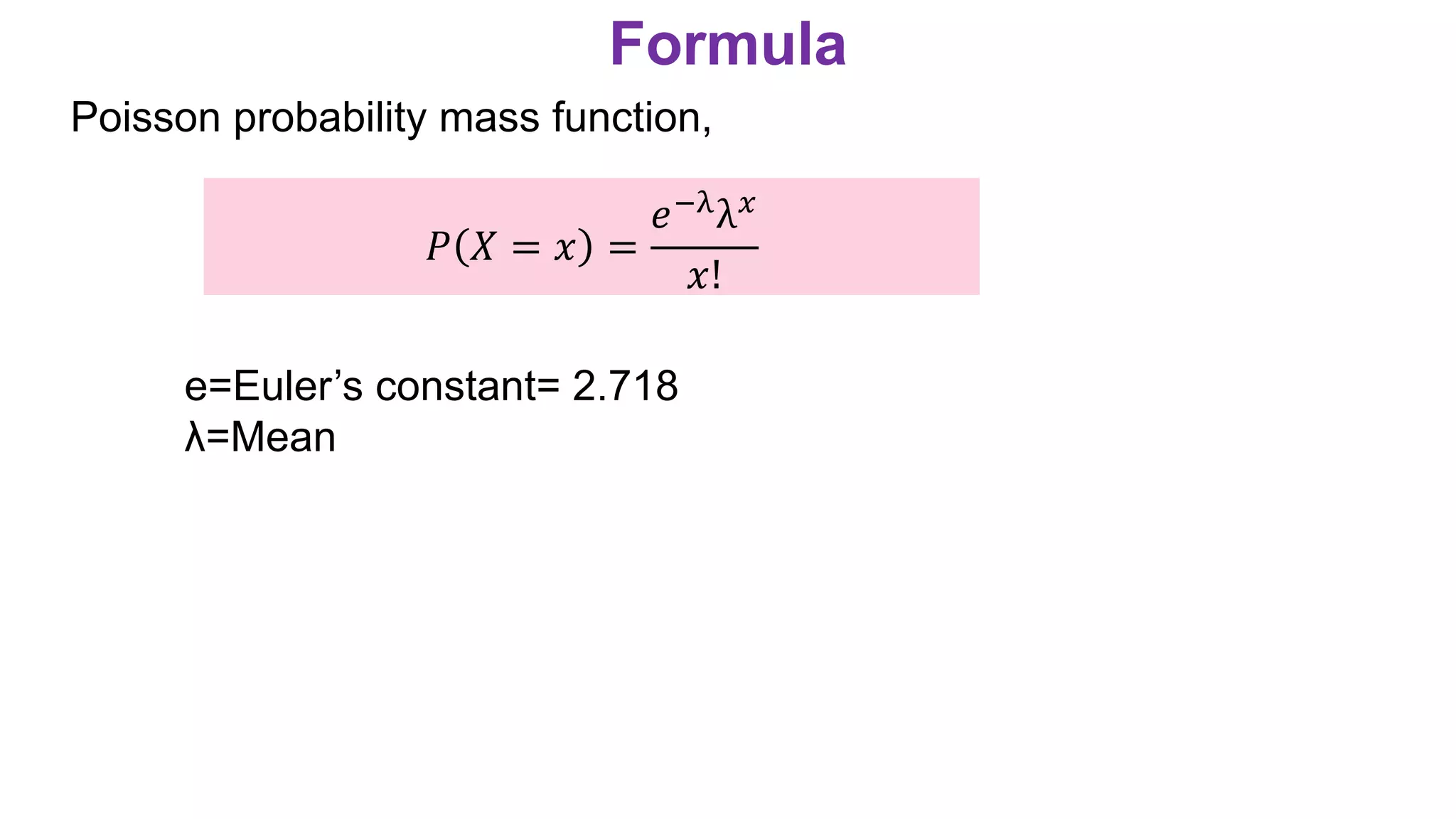 Poisson distribution | PPT