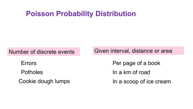 Poisson distribution | PPT