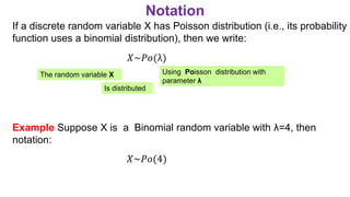 Poisson distribution | PPT