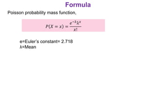 Poisson distribution | PPT