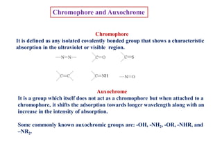 UV-visible Spectroscopy | PDF