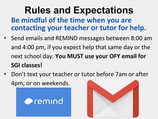 SGI Orientation and Expectations | PPTX