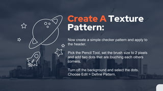 Create A Texture Pattern: | PPT