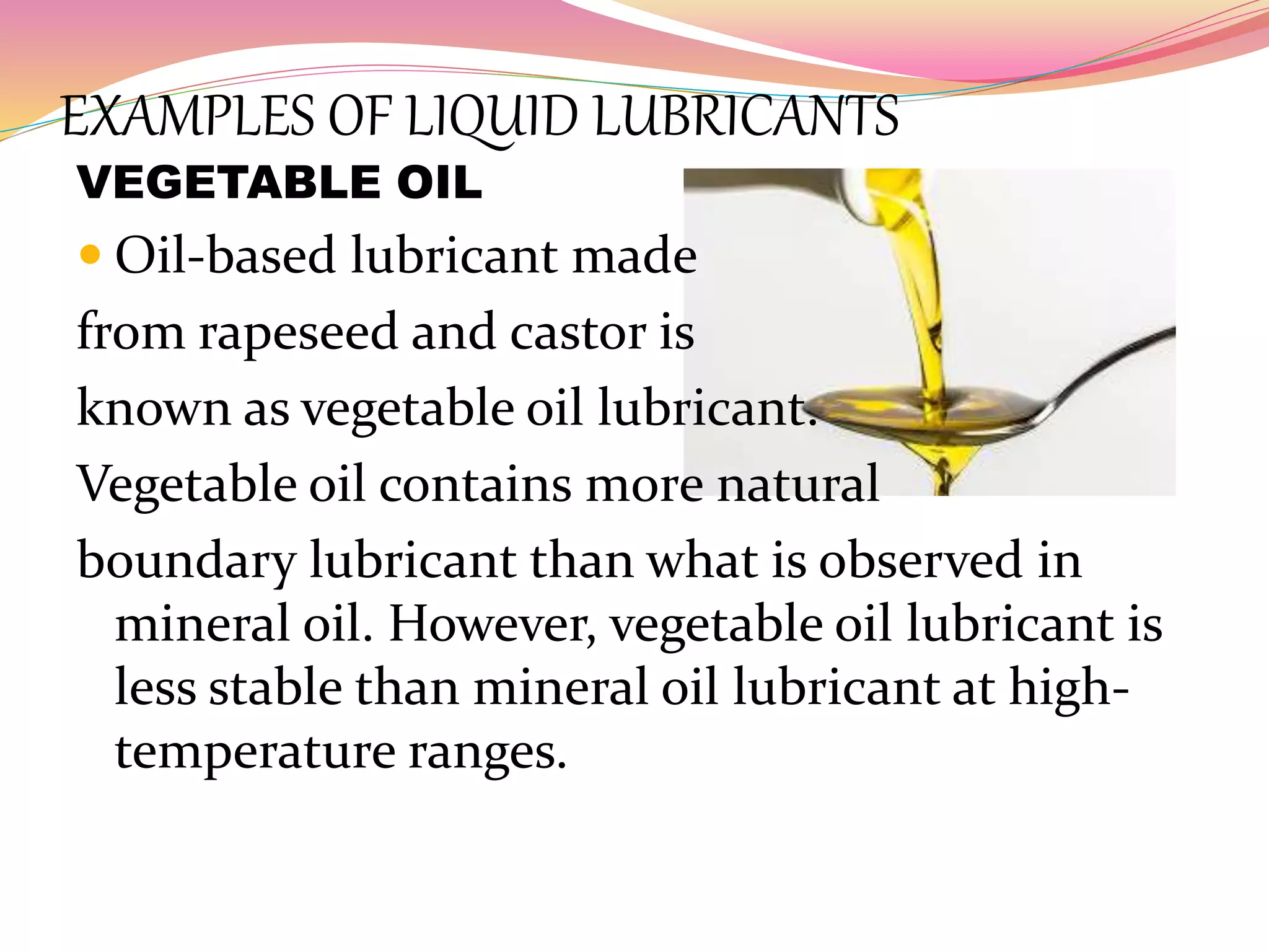 Lubricants and Lubrications | PPTX | Chemistry | Science