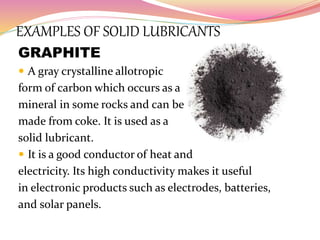 Lubricants and Lubrications | PPTX | Chemistry | Science