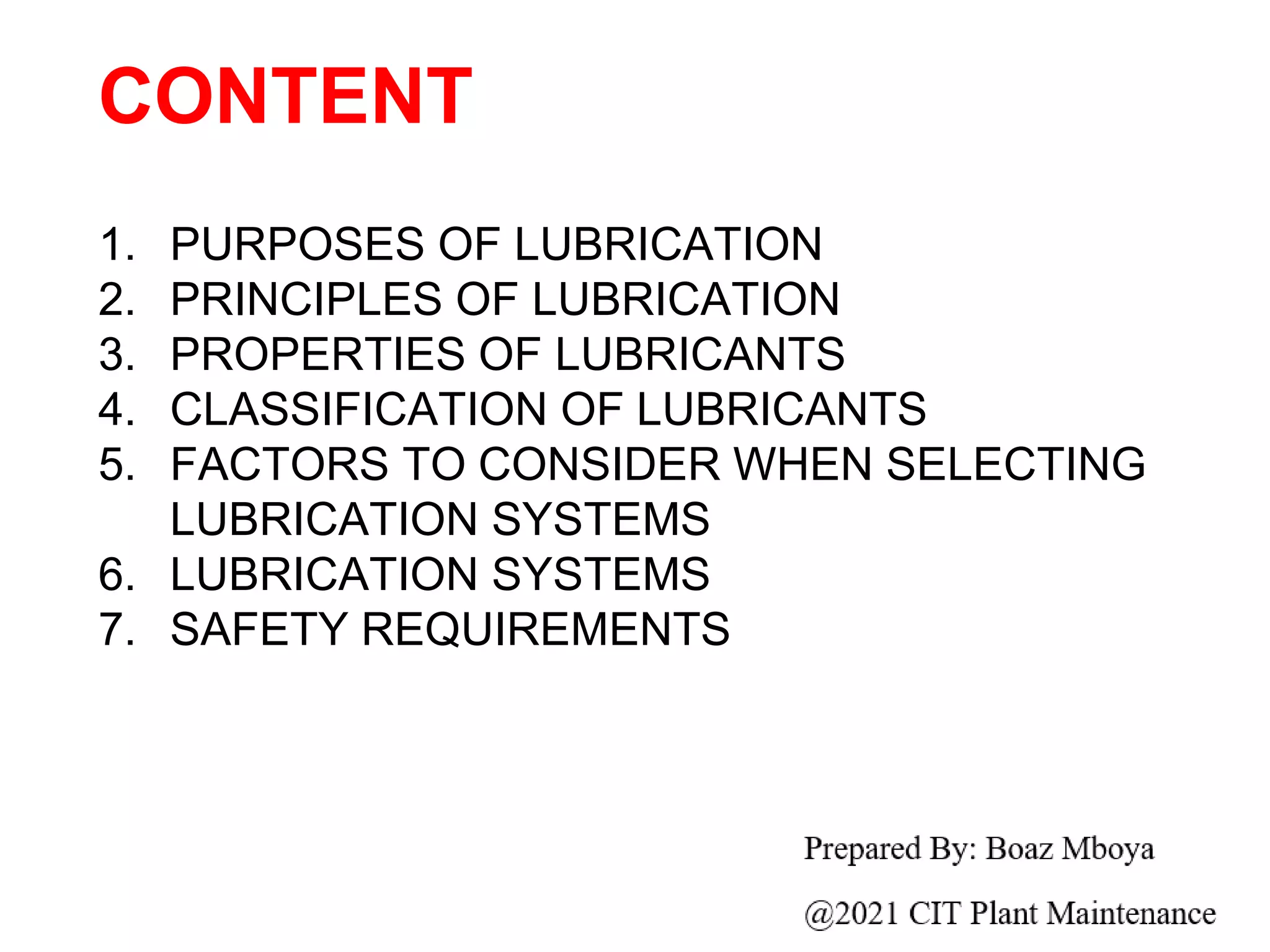 8. lubrication | PPTX
