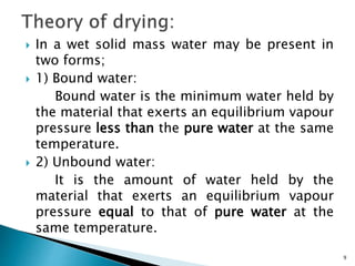 Drying - Ppt | PDF