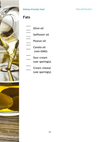 Kidney-friendly food list | PDF