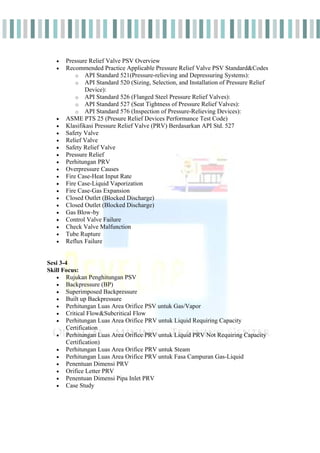 Pressure Relief Valve PSV Troubleshooting Workshop | PDF