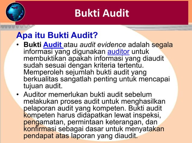 Bukti, Temuan, Kesimpulan dan Saran Audit _"AUDIT SISTEM MANAJEMEN" Training | PPTX
