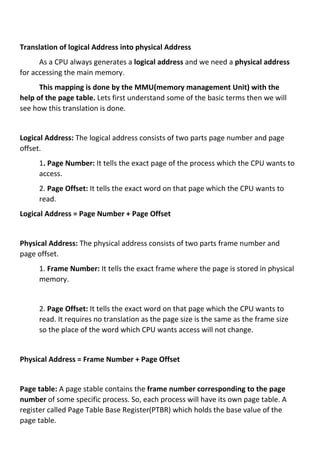 CSI-503 - 8.Paging and Segmentation | PDF | Data Storage and ...
