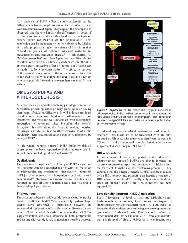 Wine, Nutritional Omega-3 Polyunsaturated Fatty Acids, and Atherosclerosis: Potential Interactions