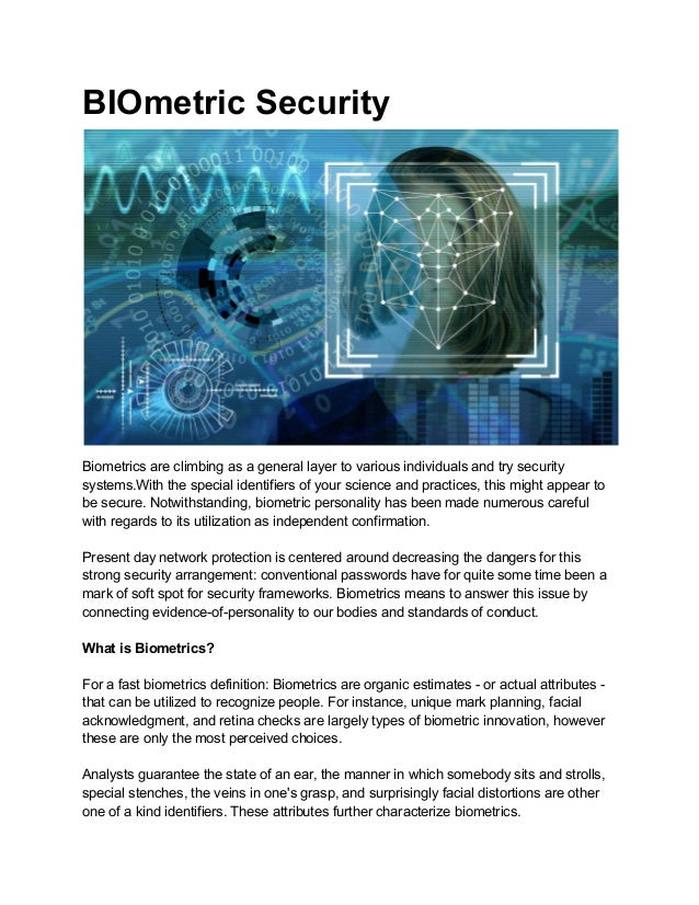 8.biometric security | PDF