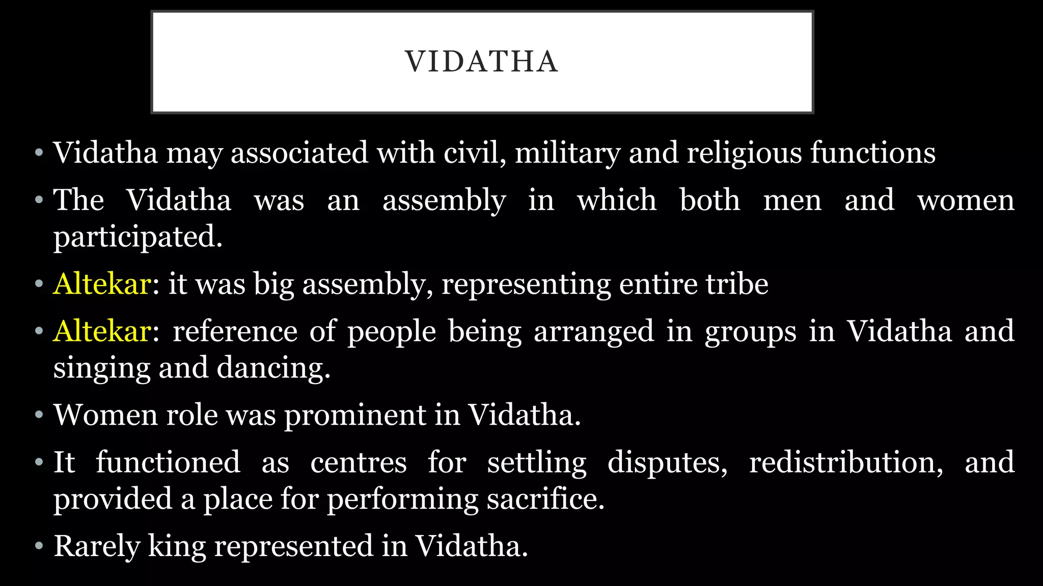 Sabha and Samiti, Vidath, Paura-Janapada of Ancient India | PPTX