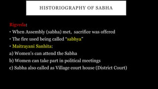 Sabha and Samiti, Vidath, Paura-Janapada of Ancient India | PPTX