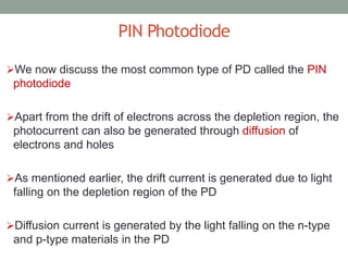 8. lecture=13 14 photodetection pin diode | PDF