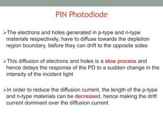8. lecture=13 14 photodetection pin diode | PDF