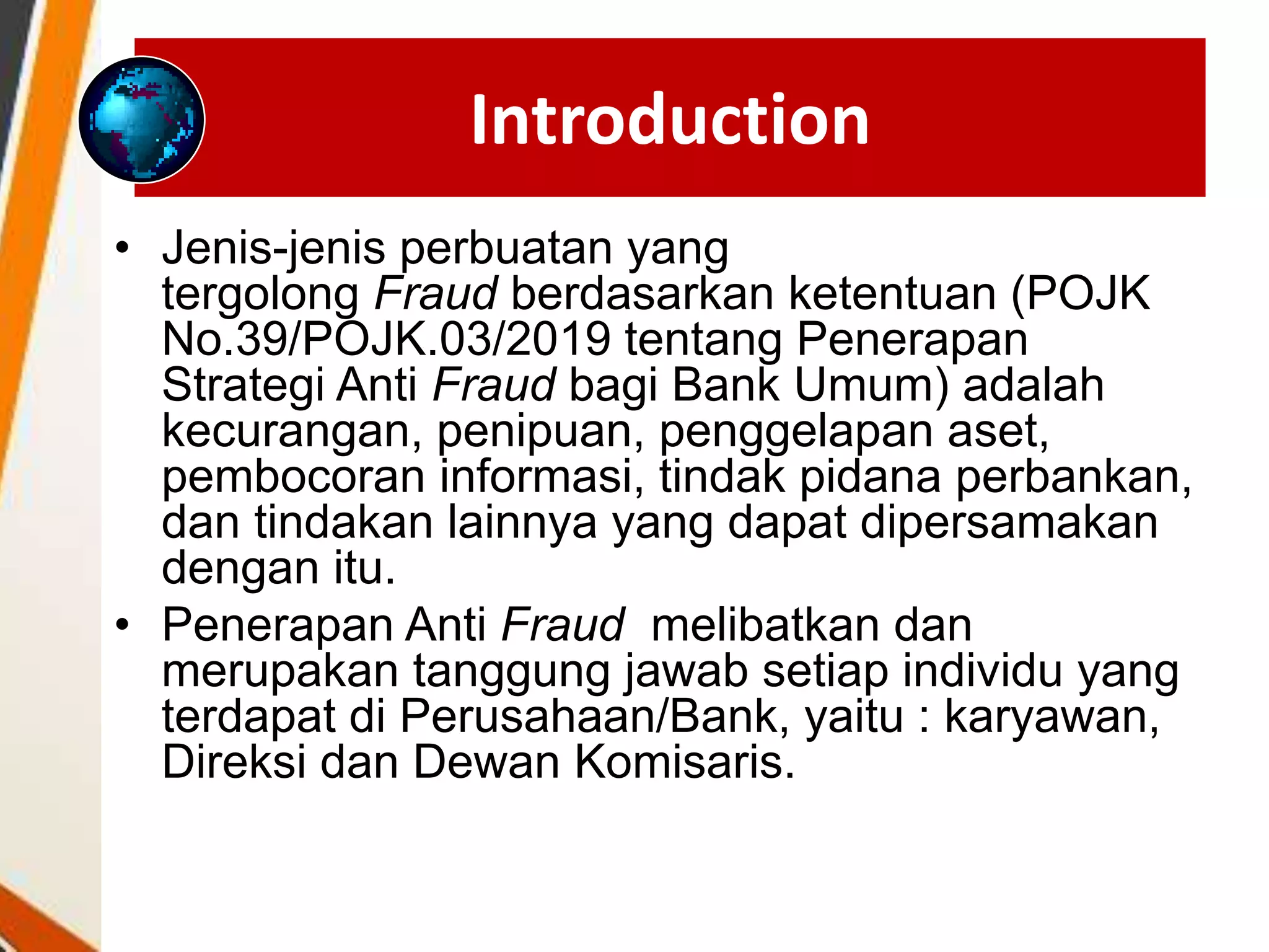 Teknik Pencegahan dan Strategi Anti Fraud _Training FRAUD RISK ...