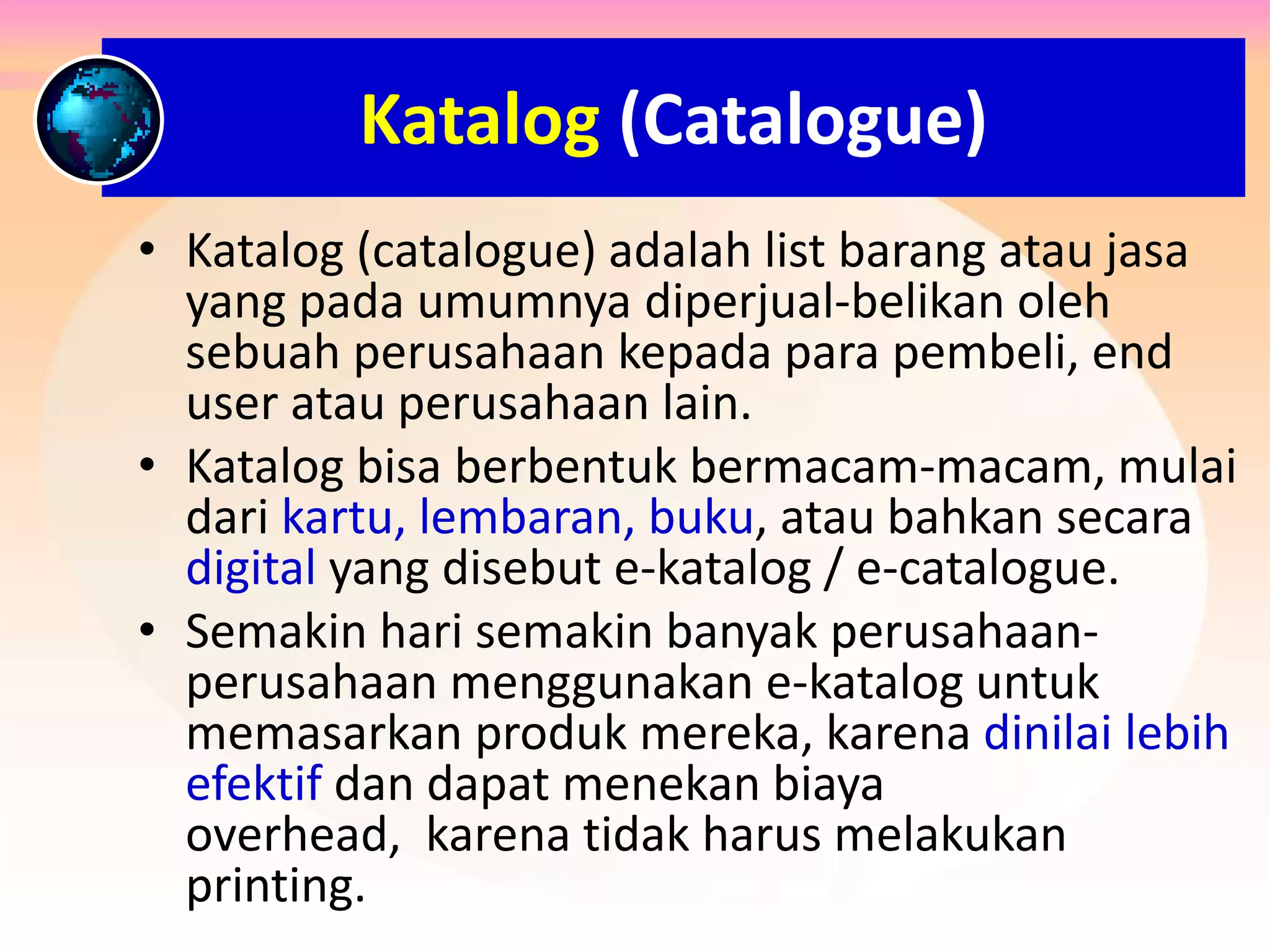 Cataloging System: Aturan & Sistem Informasi Catalogue_ Training "SPAREPART MANAGEMENT, Coding ...