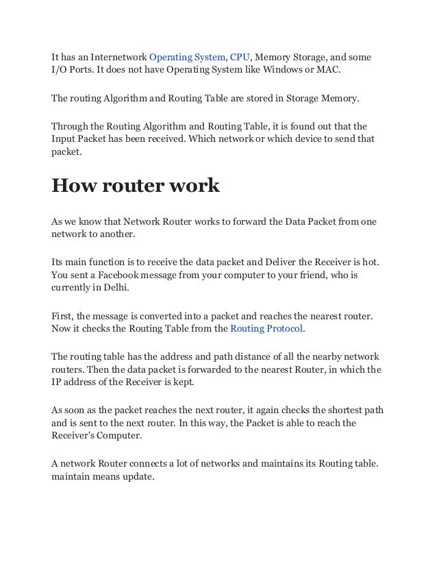 Types of Routers What is a Router How Routers Work, and Uses of routers.pdf