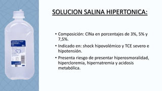 LIQUIDOS Y ELECTROLITOS | PPTX