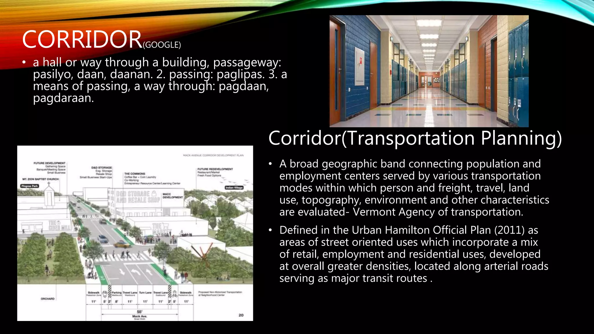 CORRIDOR-PLANNING-in-Transportation | PPTX