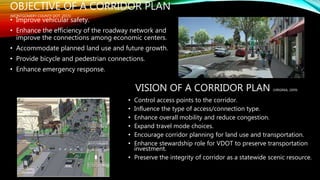 CORRIDOR-PLANNING-in-Transportation | PPTX