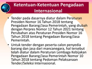 Perhitungan OE untuk Pengadaan Internasional _Pelatihan "Penyusunan HPS ...