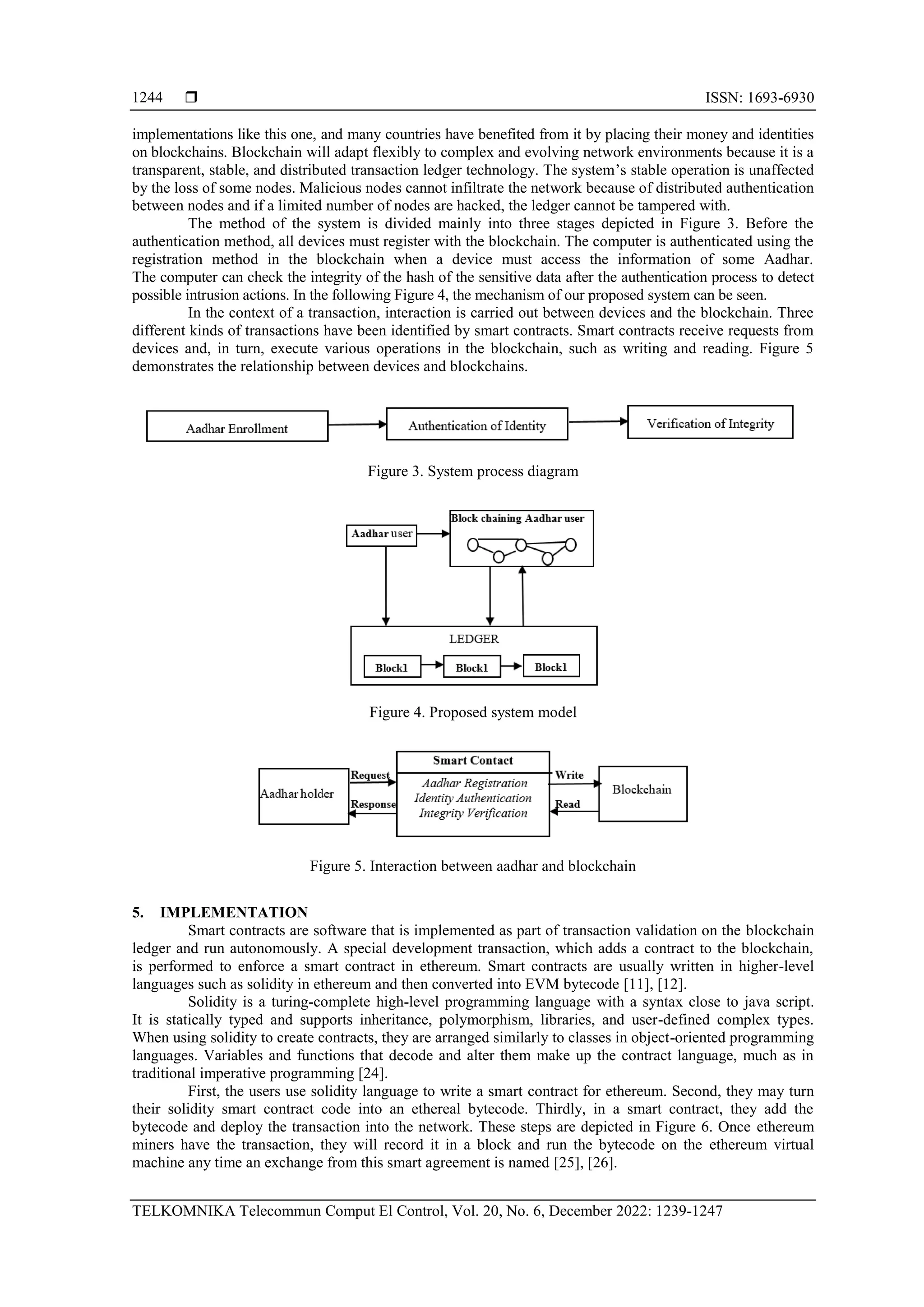 A Blockchain Based Aadhar System Distributed Authentication System Pdf