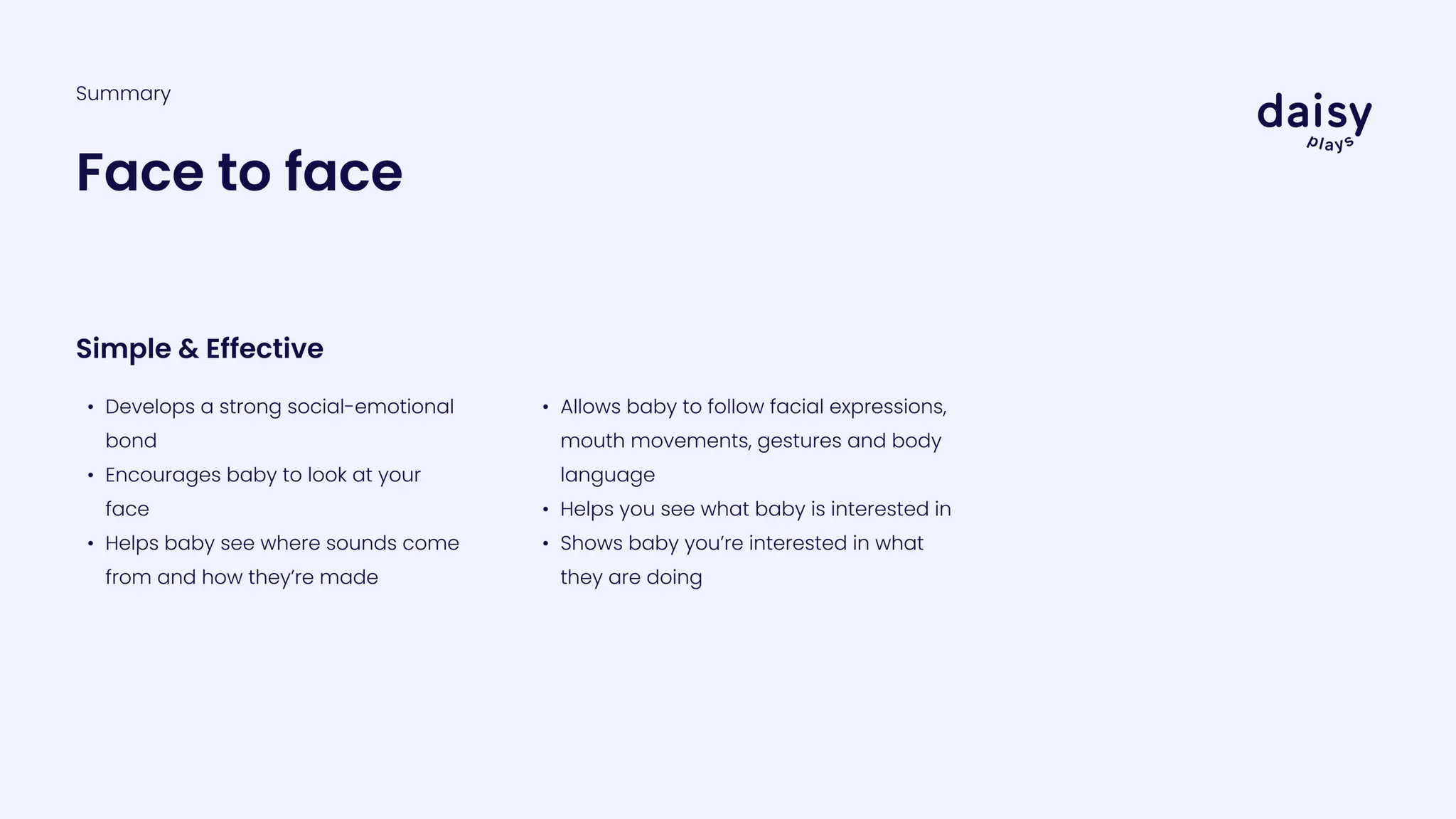 8. Face to face | PPT