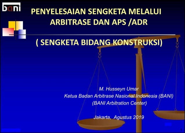 8. Arbitrase_BANI_M.Husseyn Umar_HAKI_28 Agustus 2019.pptx