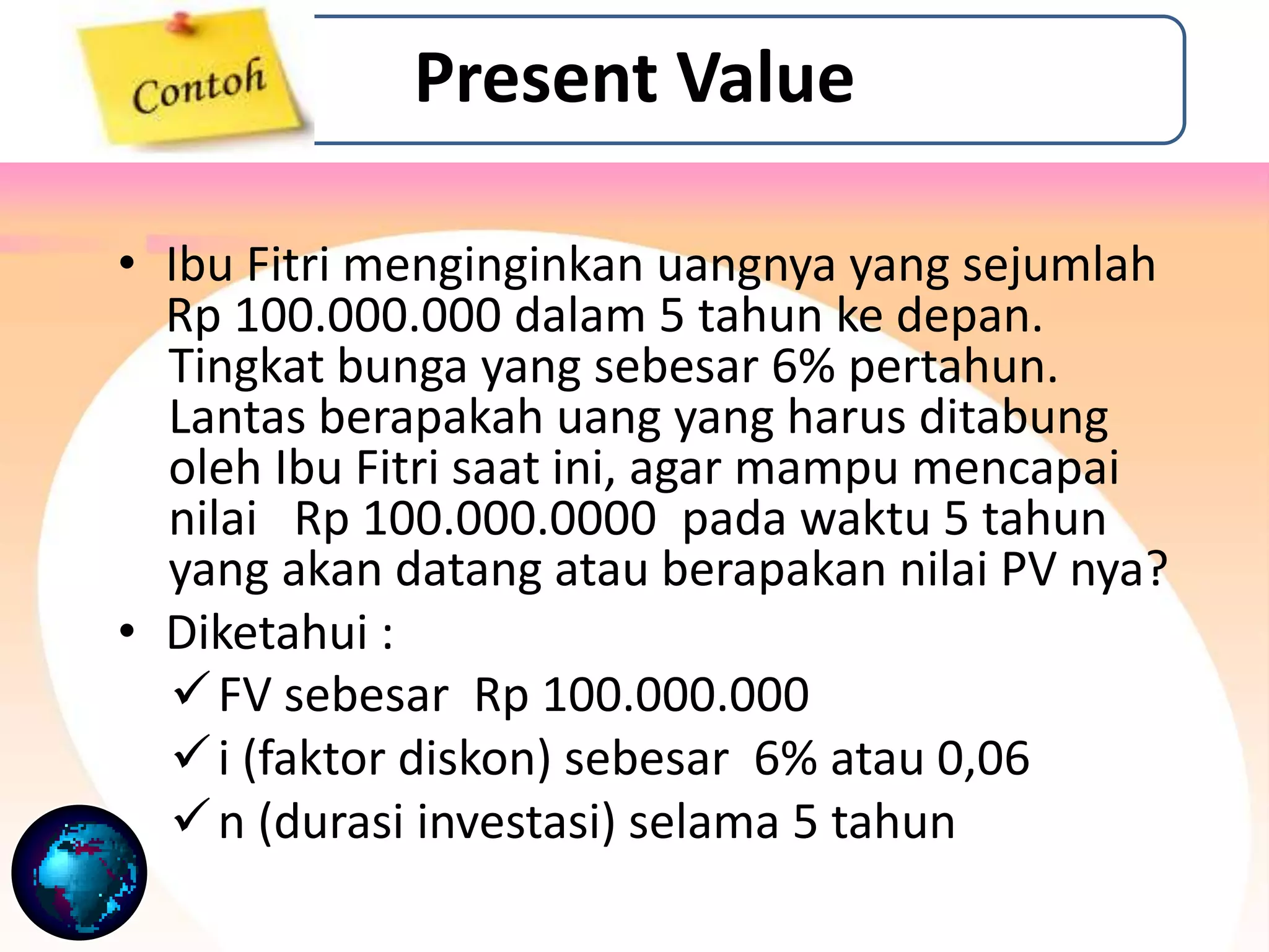 Present Value Analysis _ Cost Benefit Analysis (CBA) Training | PPT