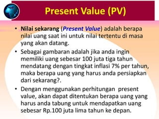 Present Value Analysis _ Cost Benefit Analysis (CBA) Training | PPTX