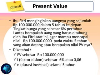 Present Value Analysis _ Cost Benefit Analysis (CBA) Training | PPTX