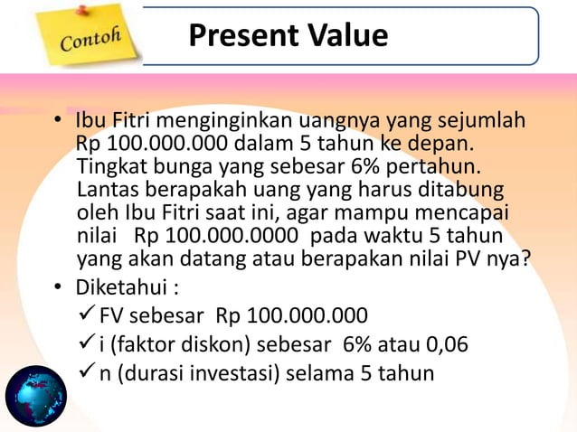 Present Value Analysis _ Cost Benefit Analysis (CBA) Training | PPT