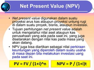 Present Value Analysis _ Cost Benefit Analysis (CBA) Training | PPTX