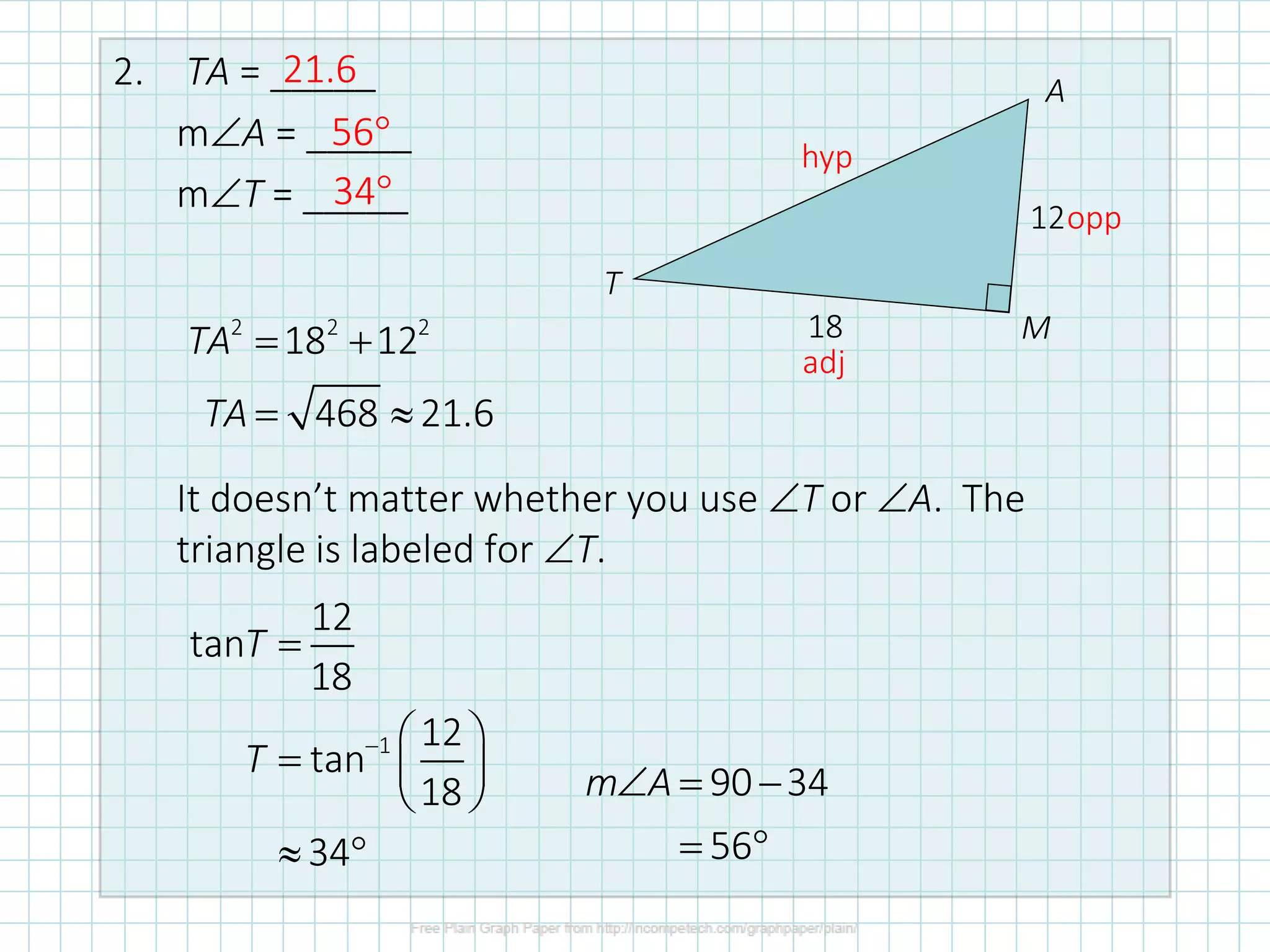 8.3 Solving Right Triangles | PPT