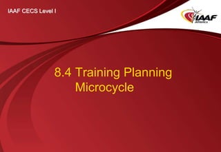 8.4 COR Training Planing - Microcycle.pptx