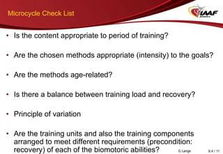 8.4 COR Training Planing - Microcycle.pptx