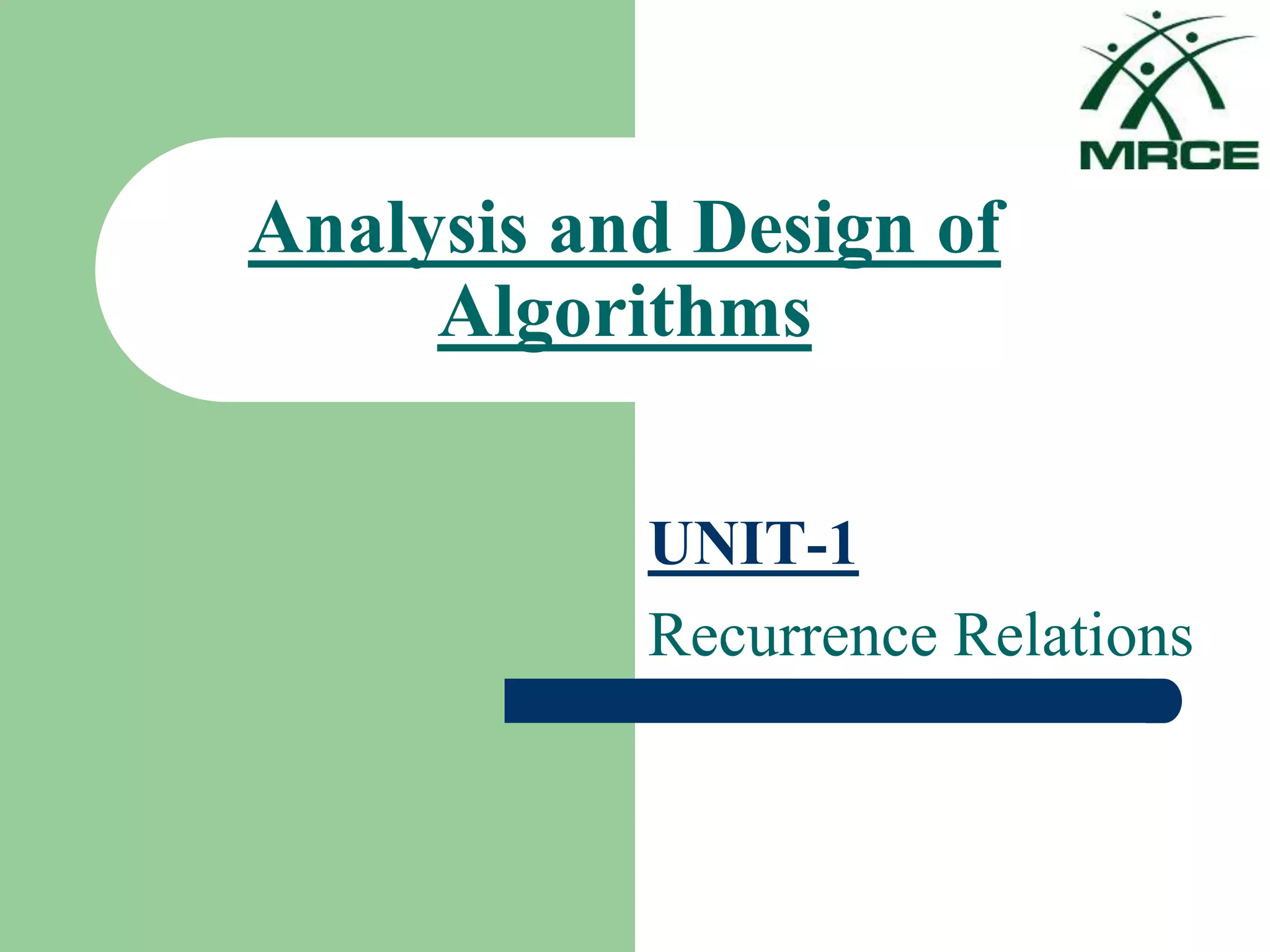 8.-DAA-LECTURE-8-RECURRENCES-AND-ITERATION-METHOD.pdf