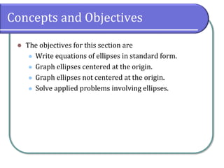 8.1 The Ellipse | PDF