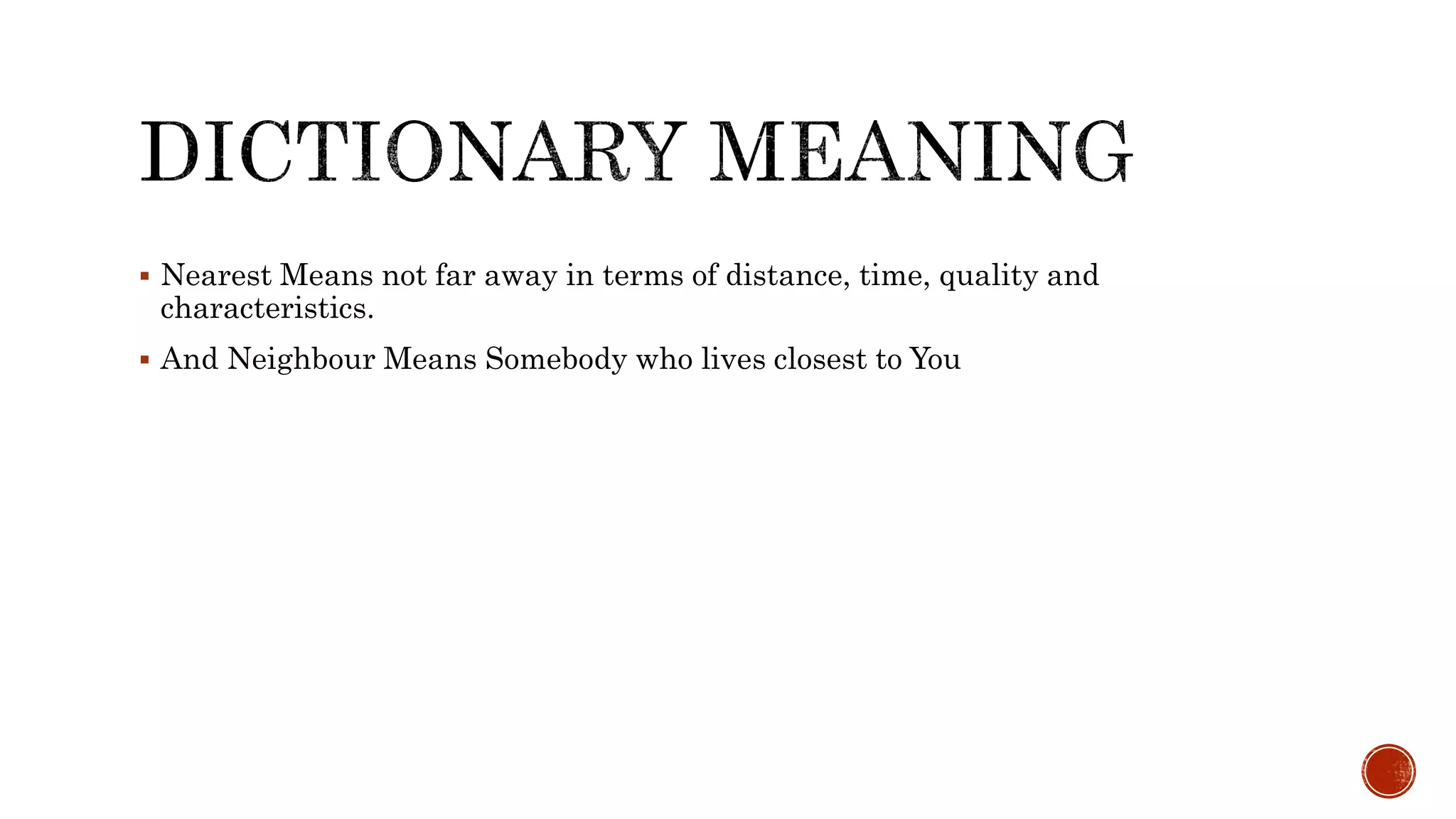 NEAREST NEIGHBOUR CLUSTER ANALYSIS.pptx