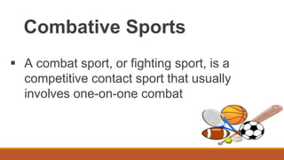 8. types of sports.pptx | Martial Arts | Sports