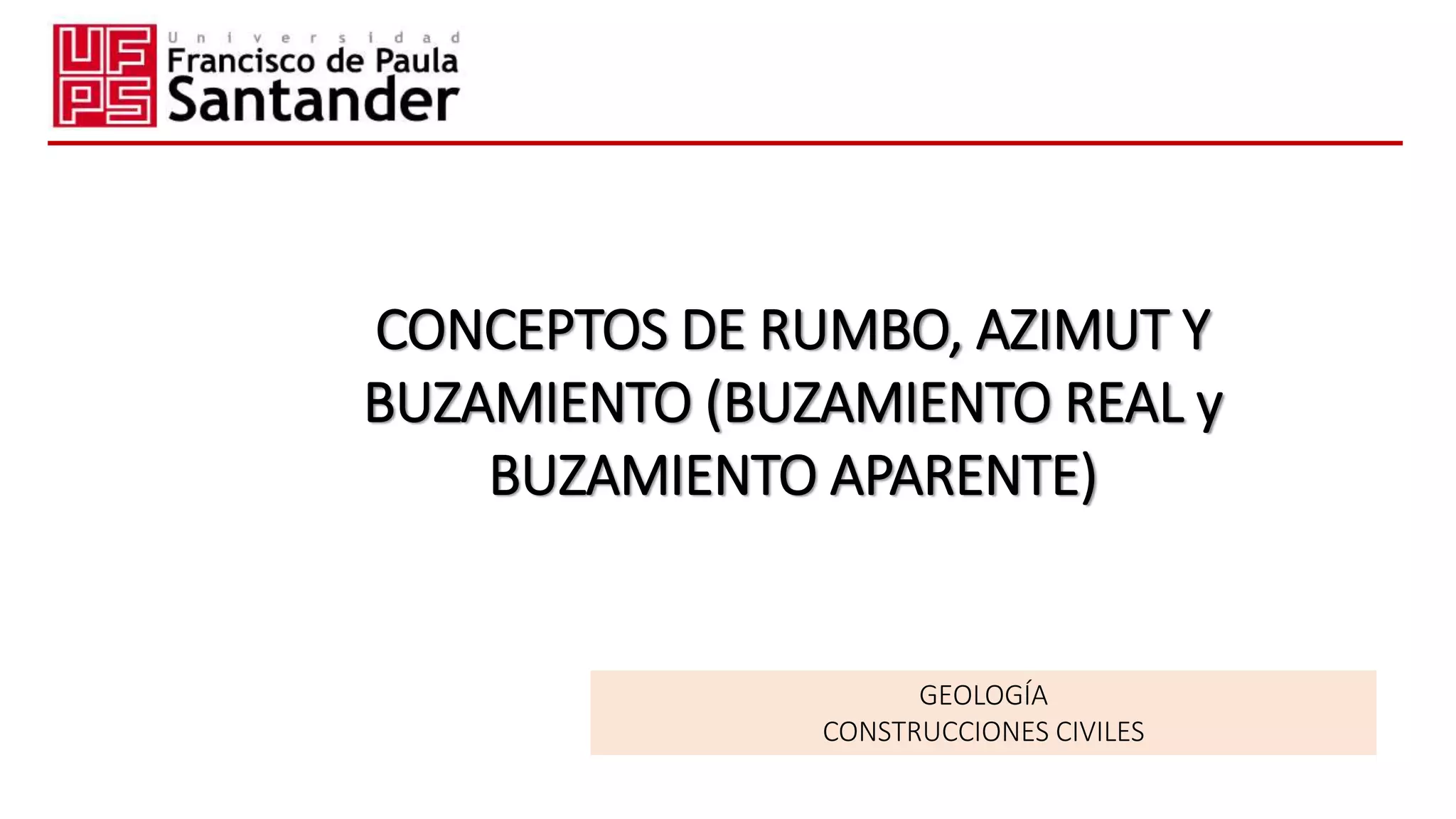8. RUMBO Y BUZAMIENTO.pptx