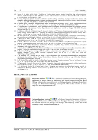 Developing complexity science-problem based learning model to enhance conceptual mastery | PDF