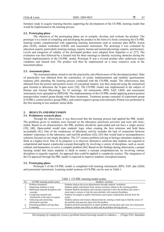 Developing complexity science-problem based learning model to enhance conceptual mastery | PDF